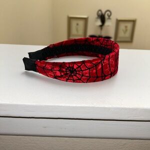 Accessories | Handmade Red Spider Web Headband Nwot | Poshmark